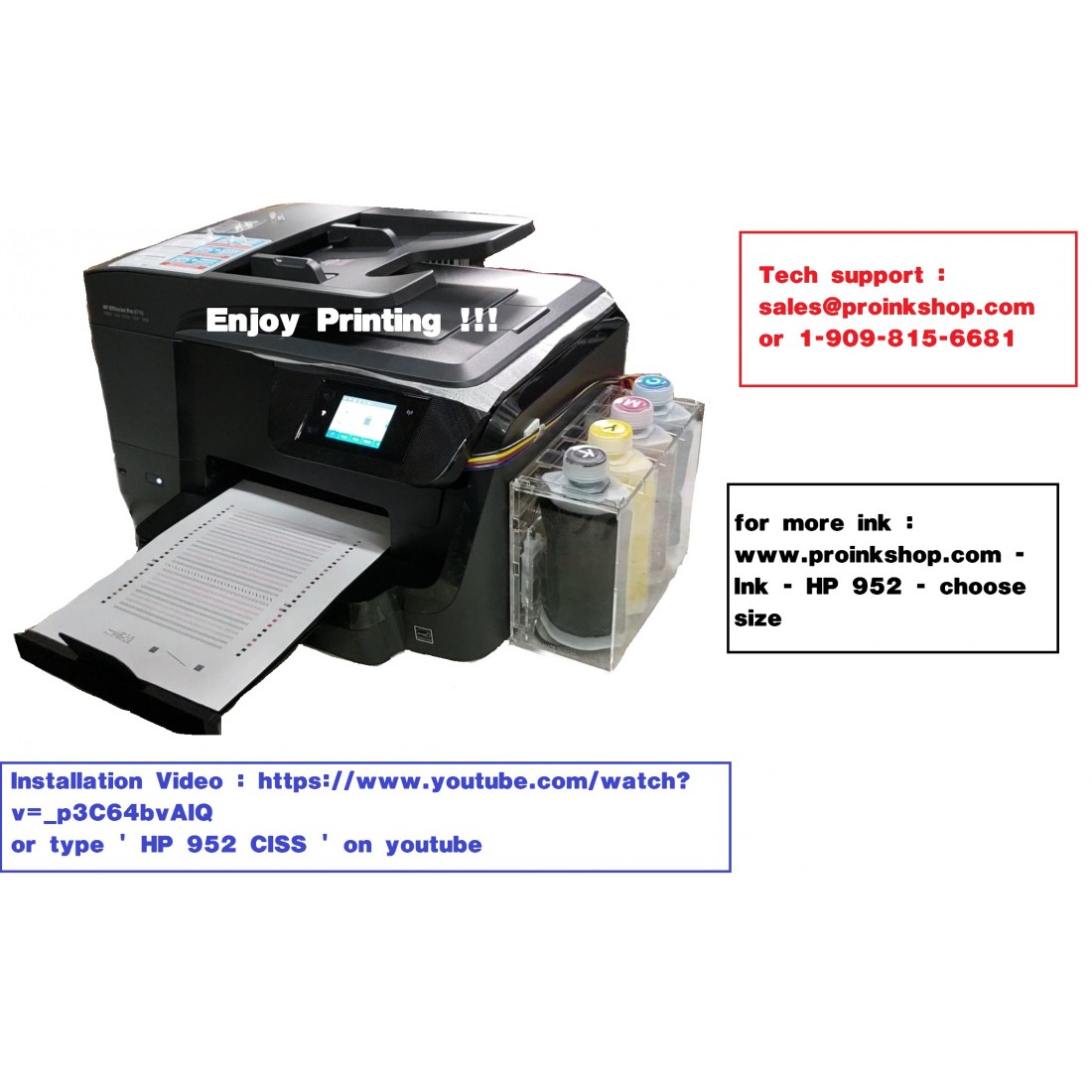 HP 952 ink system