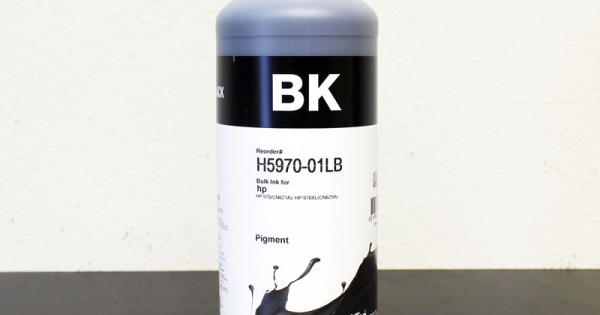 Refill 1000ml Ink for HP 970 Black Cartridges and CISS - Pigment ink
