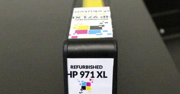 HP 971XL YELLOW Refurbished Cartridge, Refill