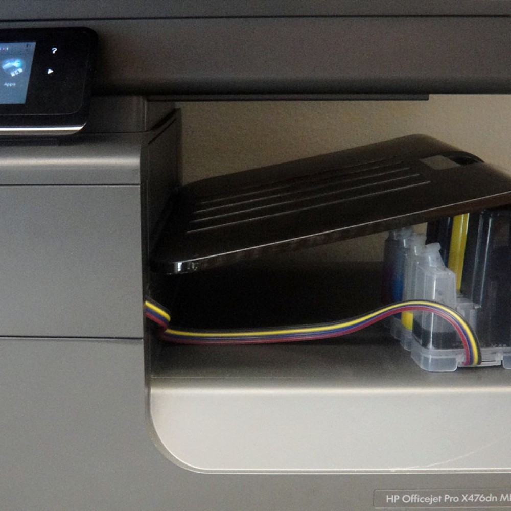 ekuten 970 Mini CISS with 950ml Premium Pigment Ink for HP Officejet ...